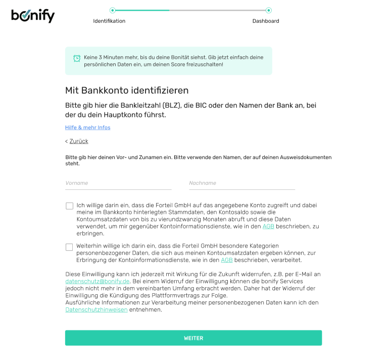 Wie kann ich mich mit Online-Banking registrieren? – bonify Kundenservice